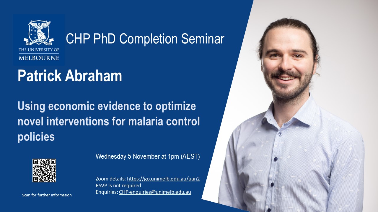 CHP PhD Completion Seminar - Patrick Abraham